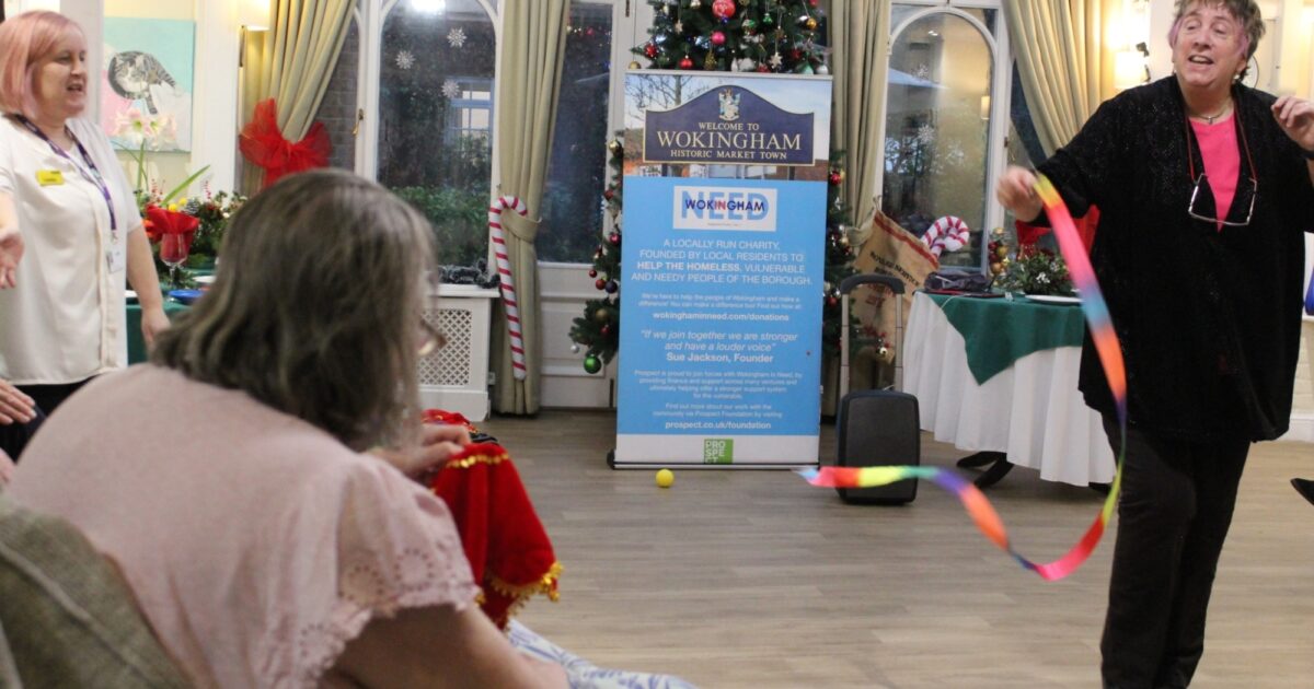 People living at The Berkshire Care Home enjoyed a circus… | Optalis